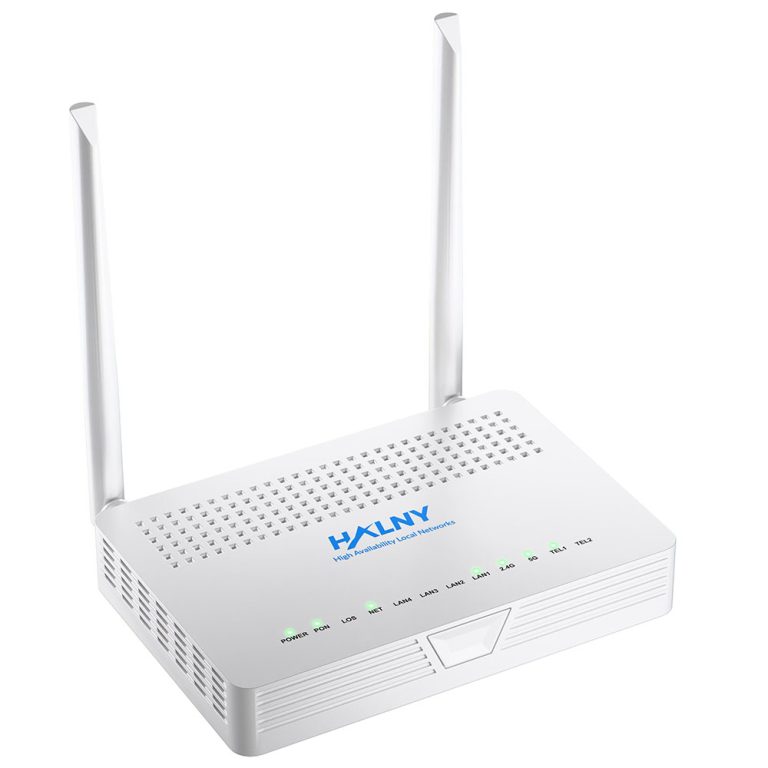 HL-4GMV2 GPON ONT with 4x Gigabit LAN ports, Wi-Fi 2×2 5GHz, 2×2 2.4GHz ...